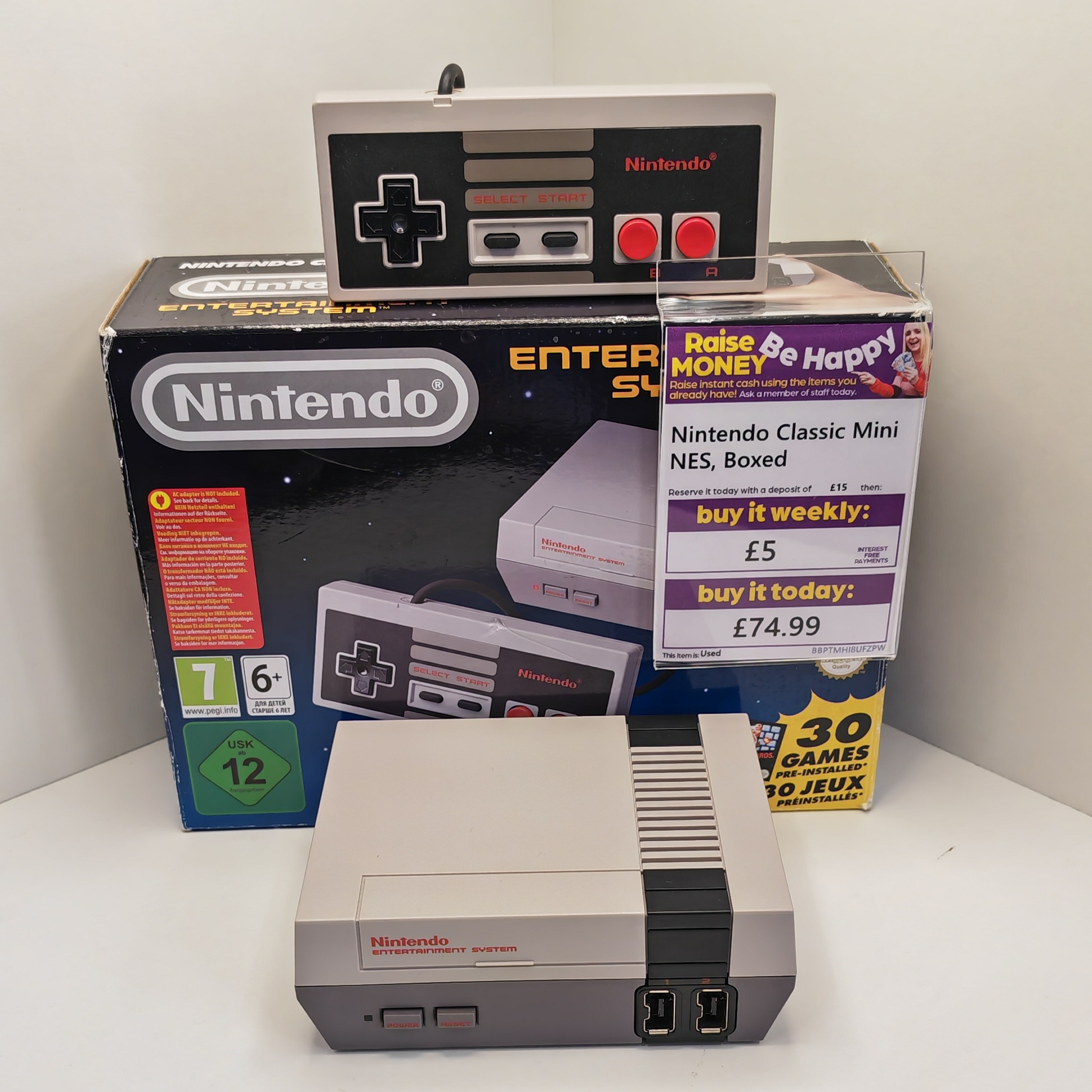 Pre-owned Nintendo Classic Mini NES, Boxed - Own4Less